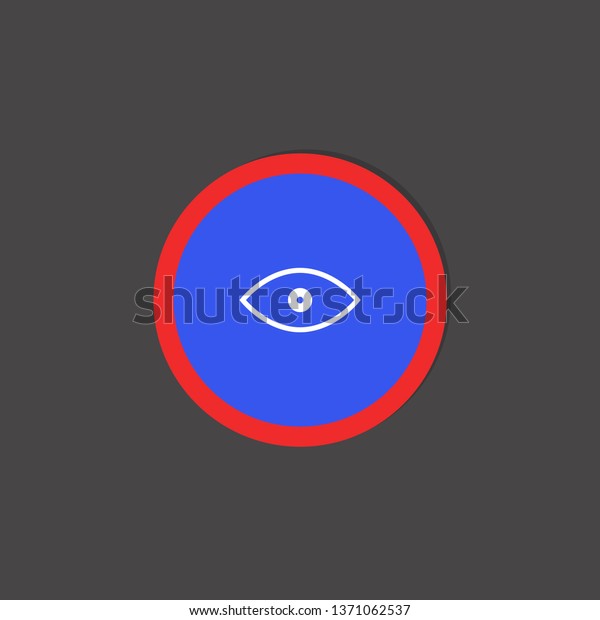 Eye Icon Web Sign Stock Vector (Royalty Free) 1371062537 | Shutterstock