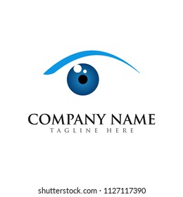 Digital Pixel Eye Logo Design Template Stock Vector (Royalty Free ...