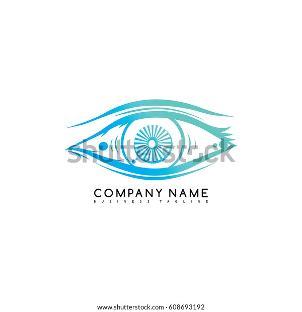 Eye Look See Logo Logotype Template Stock Vector (Royalty Free ...