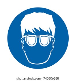 Eye Protection Icon Stock Vector (Royalty Free) 740506288 | Shutterstock