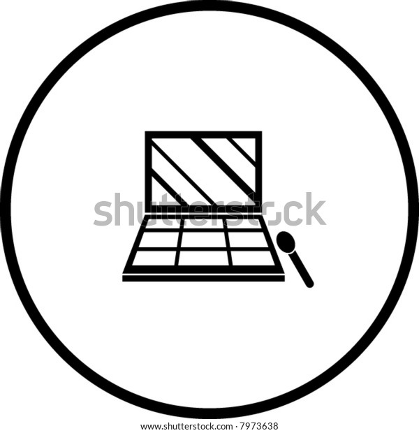 Eye Shadows Makeup Symbol Stock Vector (Royalty Free) 7973638 ...