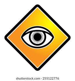 Eye Sign Vector Illustration Stock Vector (Royalty Free) 255122776 ...