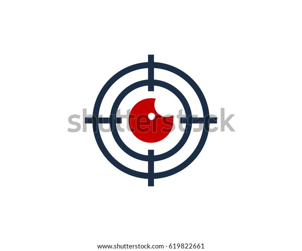 Eye Target Icon Logo Design Element Stock Vector (Royalty Free ...