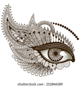 Eye Vector Illustration Stock Vector (Royalty Free) 252846589 ...