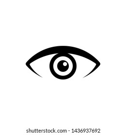 Eye View Symbol Vector Icon Illustration Stock Vector (Royalty Free ...