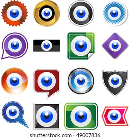 Eyeball Icon Stock Vector (Royalty Free) 49007836 | Shutterstock