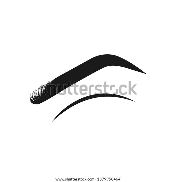 Eyebrow Logo Icon Design Template Vector Stock Vector (Royalty Free ...