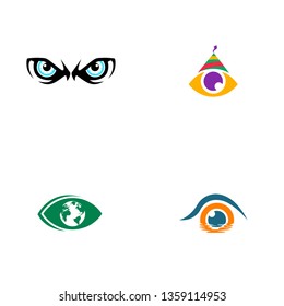 Eyes Logo Design Stock Vector (Royalty Free) 1359114953 | Shutterstock