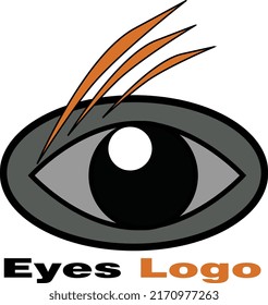 Eyes Logo Design Vector Illustration Stock Vector (Royalty Free ...