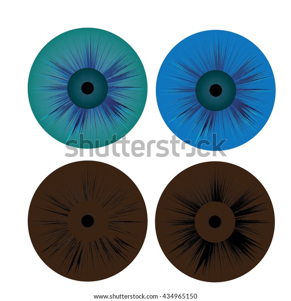 Eyes Vector Illustrator Stock Vector (Royalty Free) 434965150 ...