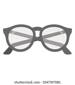 Square Shape Black Lenses Glasses Watching Stock Photo (Edit Now ...