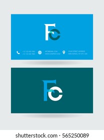 F C Letter Logo Design Vector Stock Vector (Royalty Free) 565250089 ...