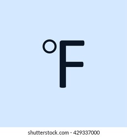 F Degree Icon F Degree Sign Stock Vector (Royalty Free) 429337000 ...