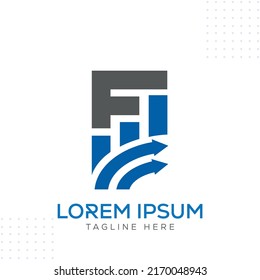 F Future Business Logo Design Vector Stock Vector (Royalty Free ...