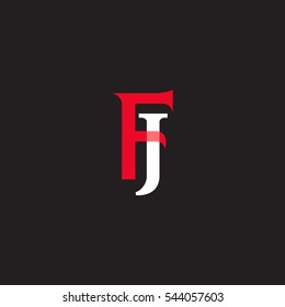 F J Letter Logo Design Vector Stock Vector (Royalty Free) 544057603 ...