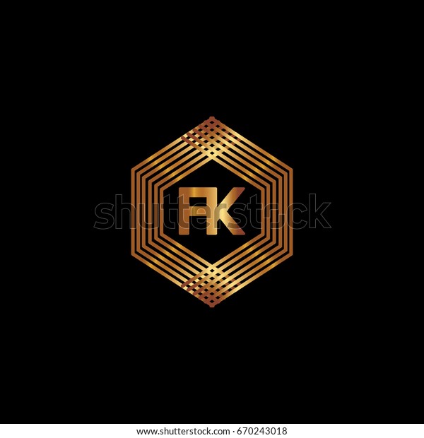 F K Logo Stock Vector (Royalty Free) 670243018 | Shutterstock