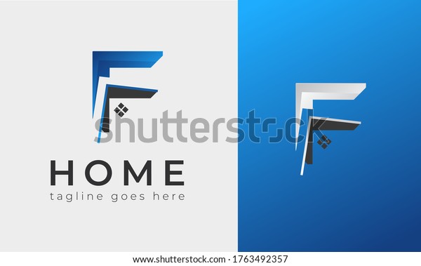 F Latter Logo House Logo Designs Stock Vector (Royalty Free) 1763492357 ...