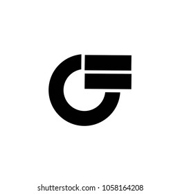 F Letter Brand Logo Vector Stock Vector (Royalty Free) 1058164208 ...