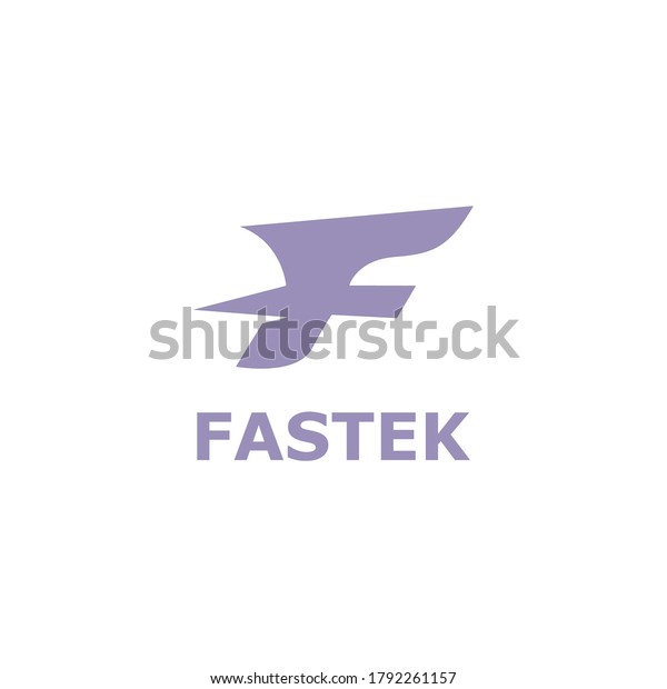 F Letter Fastek Logo Vector Templates 库存矢量图（免版税）1792261157 | Shutterstock