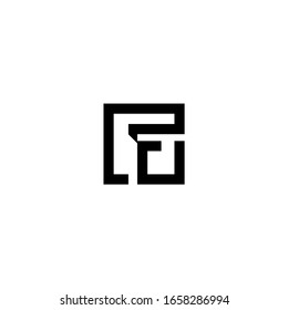 P Fpj Apj Aj Fj Initialbased Stock Vector (Royalty Free) 2093026051
