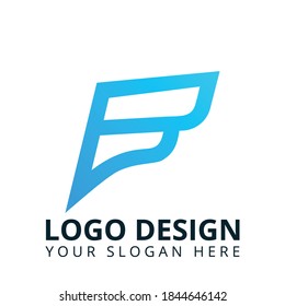 F Letter Professional Logo Design Stock Vector (Royalty Free ...