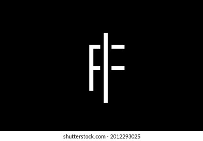 F Line Alphabet Letter Logo Business Stock Vector (Royalty Free ...