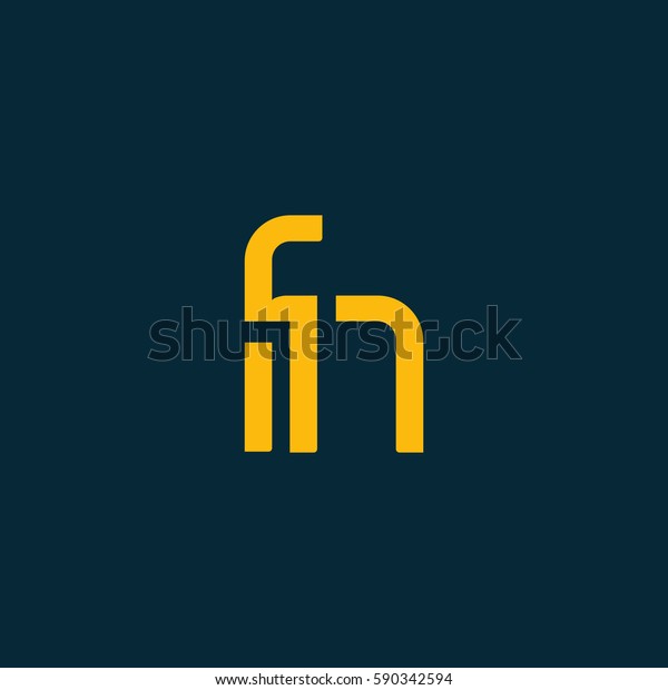 F N Letter Logo Design Vector Stock Vector (Royalty Free) 590342594 ...