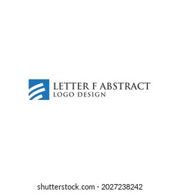 F Negative Space Logo Design Stock Vector (Royalty Free) 2027238242 ...