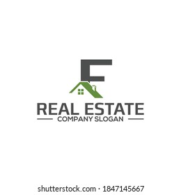 F Real Estate Logo Vector Stock Vector (Royalty Free) 1847145667 ...