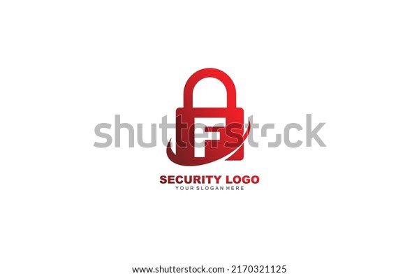 F Security Logo Design Inspiration Vector: เวกเตอร์สต็อก (ปลอดค่า ...