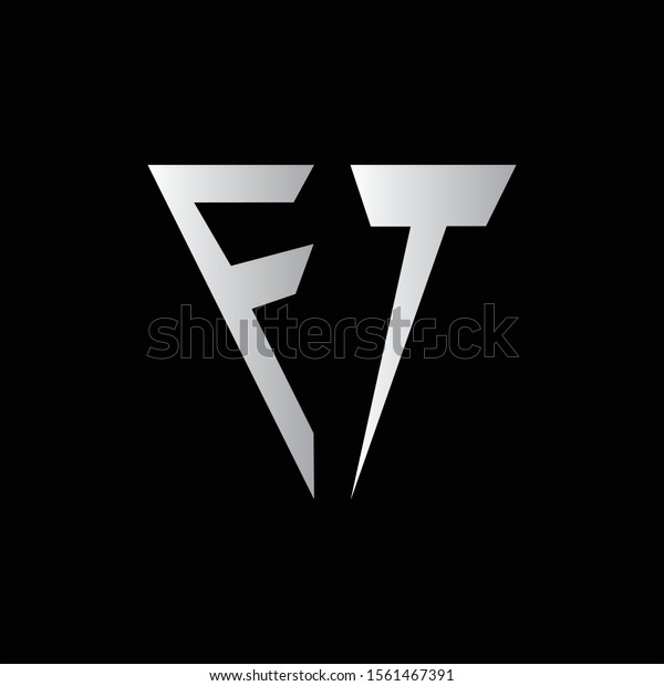 F T Logo Design Letter Logo Stock Vector (Royalty Free) 1561467391 ...