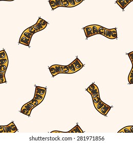 F1 Racing Cartoon Seamless Pattern Background Stock Vector (Royalty ...