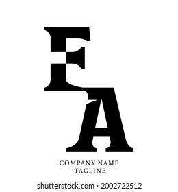 Fa Letter Logo Design Fa Logo Stock Vector (Royalty Free) 2002722512 ...