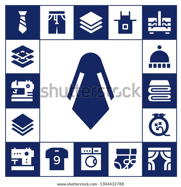 Fabric Icon Set 17 Filled Fabric Stock Vector (Royalty Free) 1304432788 ...