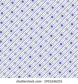 Fabric Line Pattern Template Design Stock Vector (Royalty Free ...