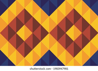 Fabric Pattern Blue Yellow Red Background Stock Vector (Royalty Free ...