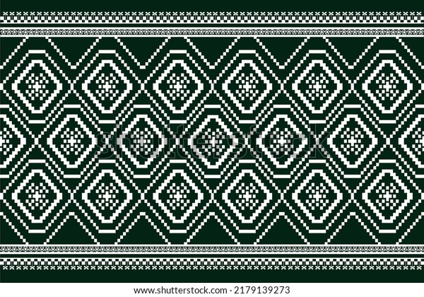 Fabric Pattern White Pixel Art Dark Stock Vector (Royalty Free ...