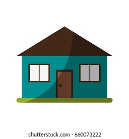 Family Home One Story House Icon: เวกเตอร์สต็อก (ปลอดค่าลิขสิทธิ์ ...