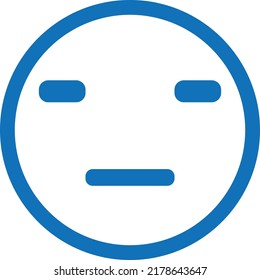 Face Emoji Icon Disappointment Icon Vector Stock Vector (Royalty Free ...
