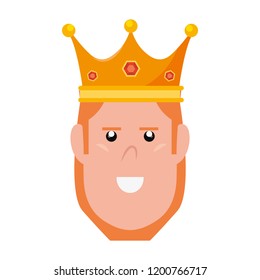 Face Man Crown Stock Vector (Royalty Free) 1200766717 | Shutterstock