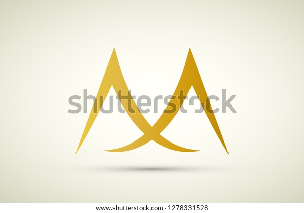 Face Mask M Letter Logo Design Stock Vector (Royalty Free) 1278331528