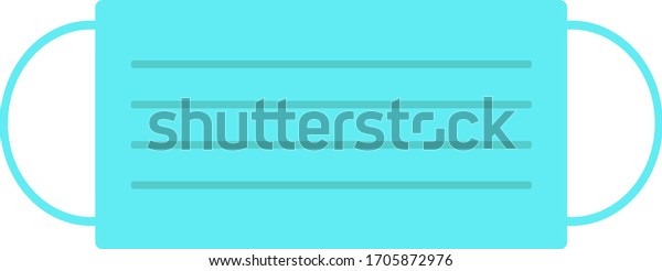 Face Mask Vector Black Silhouette Isolated Stock Vector (Royalty Free ...