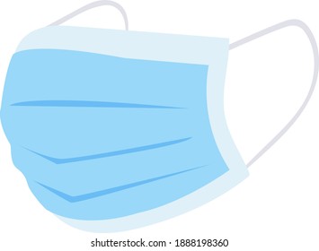 Face Mask Vector Graphics Illustration Stock Vector (Royalty Free ...