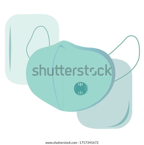 Face Mask Vector Medical Masc Stock Vector (Royalty Free) 1757345672 ...