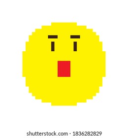Face Pixel Art Vector Pixel Art: เวกเตอร์สต็อก (ปลอดค่าลิขสิทธิ์ ...