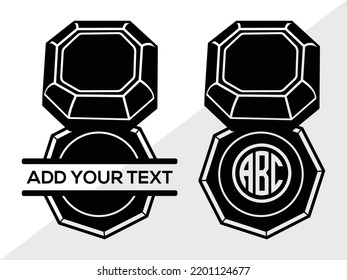 Face Powder Monogram Svg Printable Vector Stock Vector (Royalty Free ...
