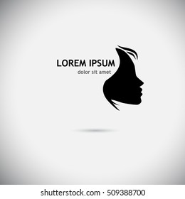 Face Profile Girl Vector Stock Vector (Royalty Free) 532073524