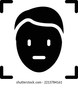 Face Vector Illustration On Transparent Background Stock Vector ...