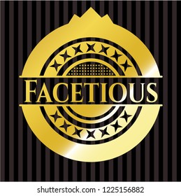 Facetious Gold Emblem Stock Vector (Royalty Free) 1225156882 | Shutterstock