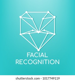 Facial Recognition Logo Stock Vector (Royalty Free) 1017749119 ...